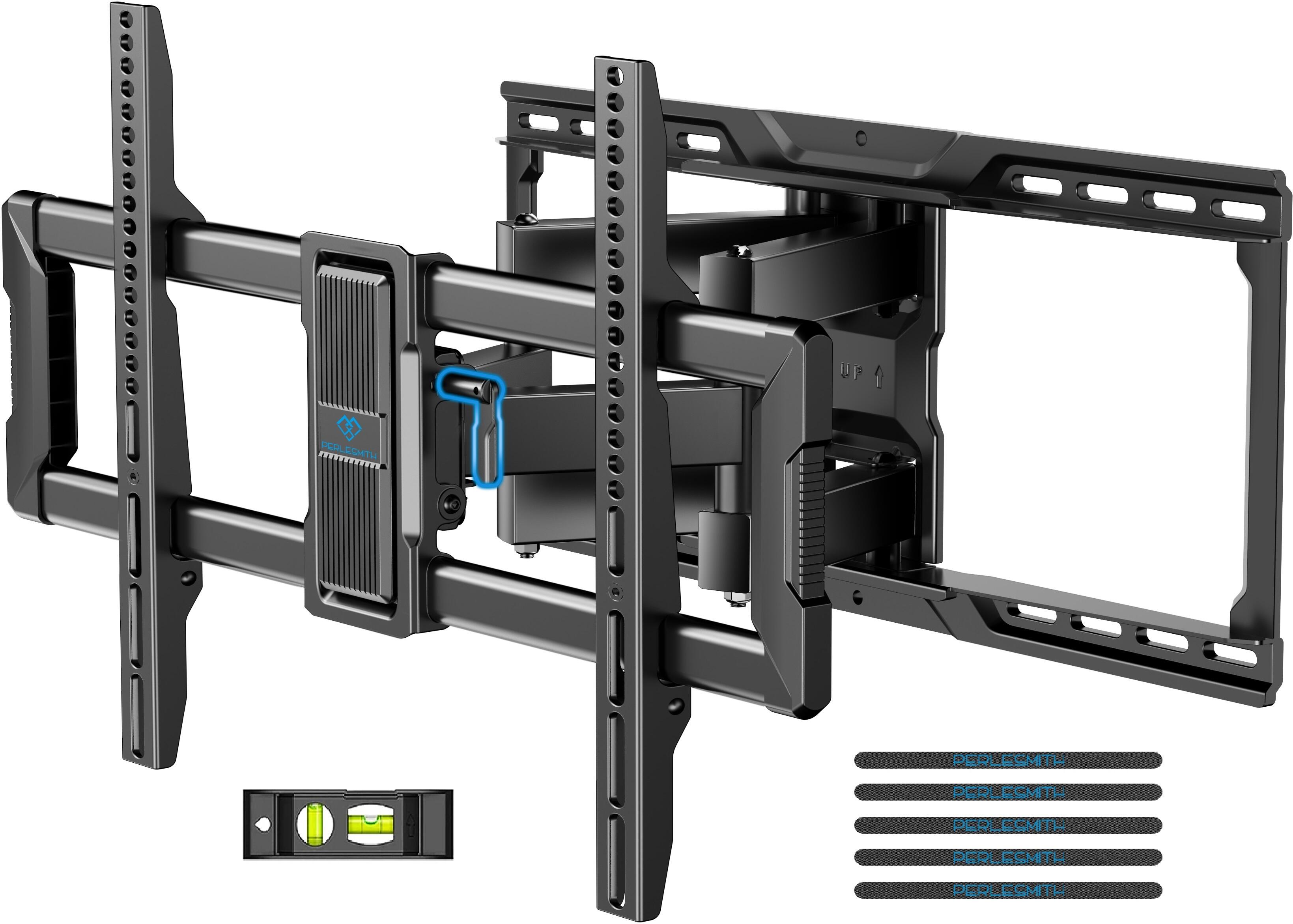 Perlesmith Full Motion TV Wall Mount Bracket for 37 to 75 inch TVs ...