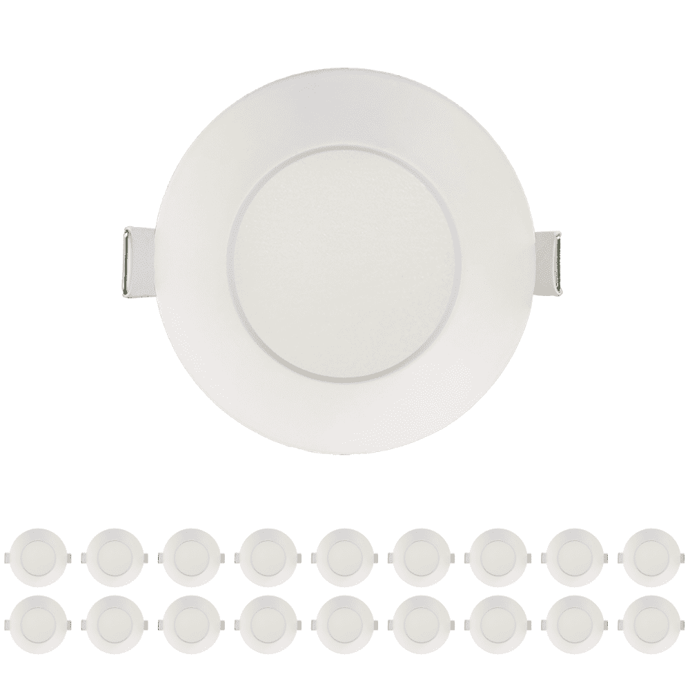 Perlglow 18 Pack 4 inch Slim Round White Downlight Luminaire, Fire ...