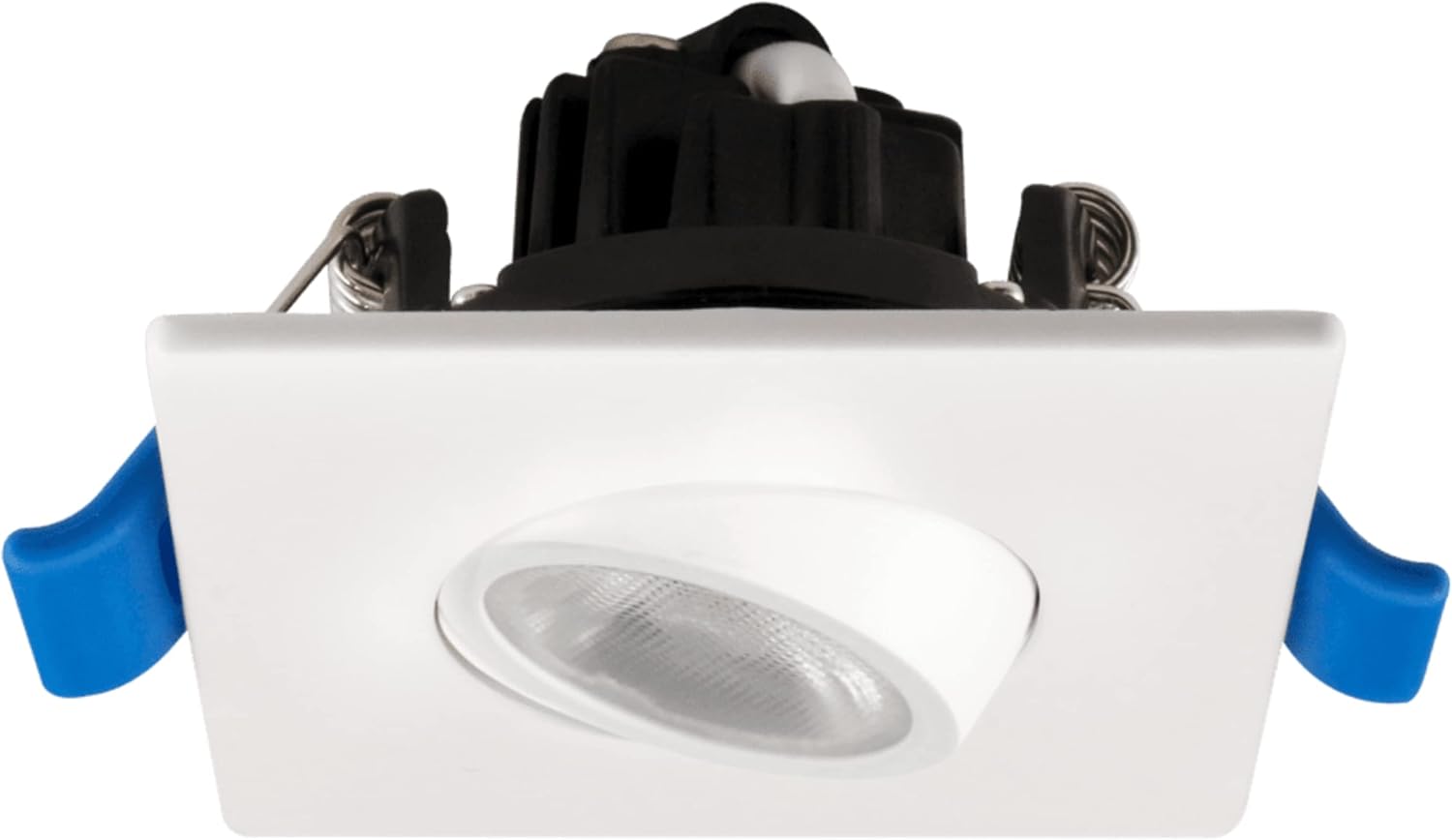 Perlglow 2" Square White 5W ‎400 Lumens Warm White 3000k Gimbal Light ...