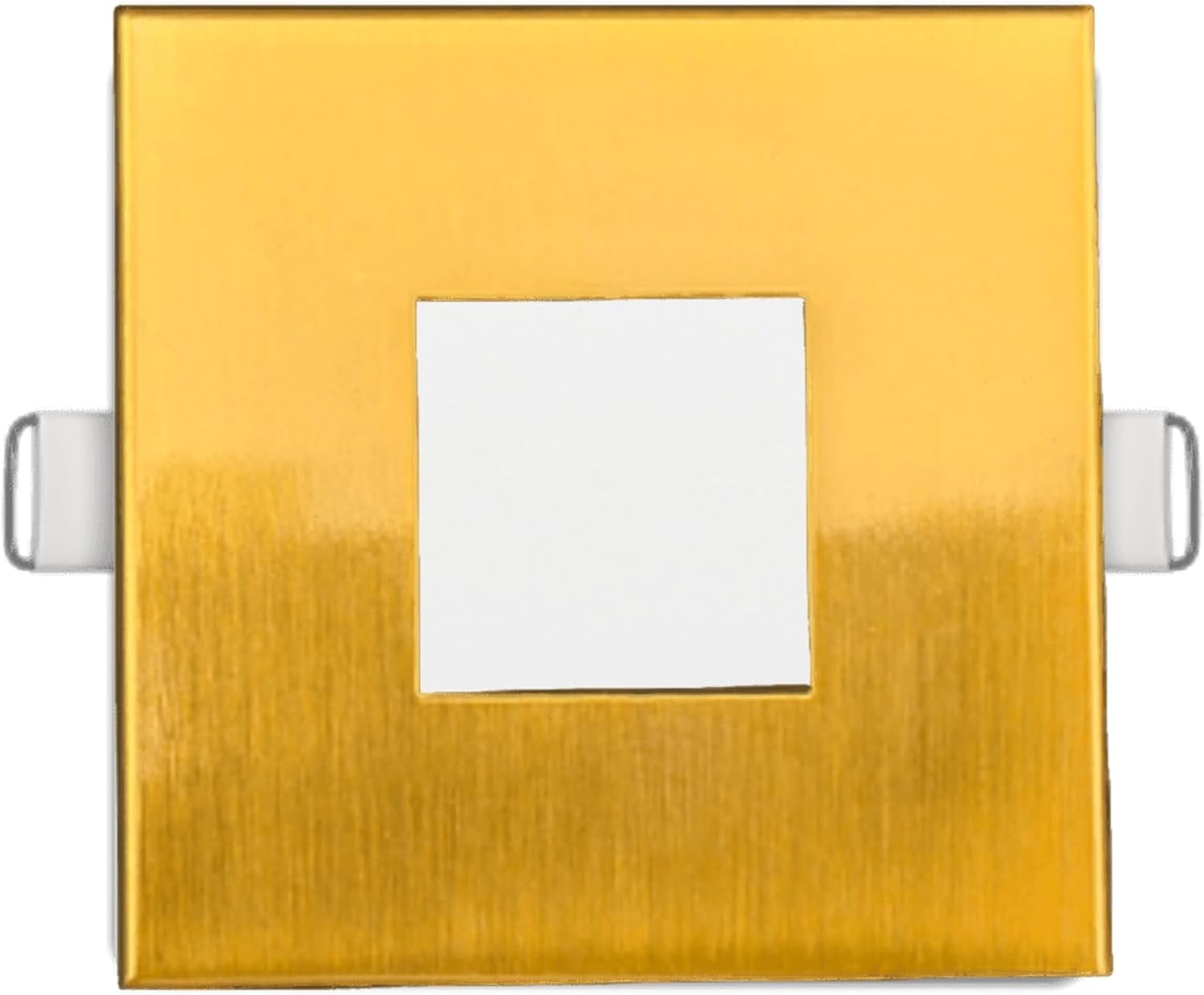 Perlglow 2 inch Slim Ultra-Thin Square Downlight Luminaire, Brushed ...