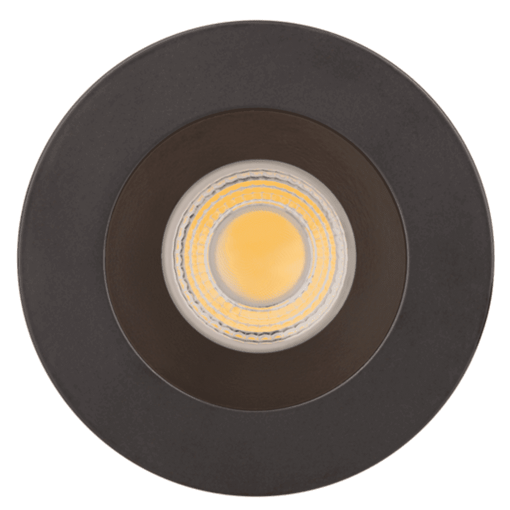 Perlglow 3 inch Black Round Downlight Luminaire, LED Recessed Light ...