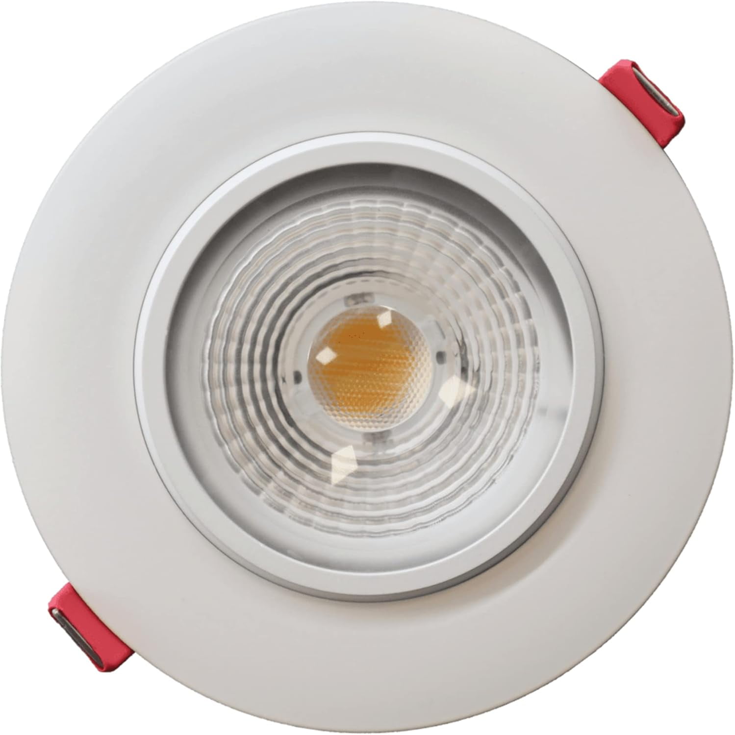Perlglow 4" Round White 14W ‎1100 Lumens 5CCT Gimbal Light - Walmart.com