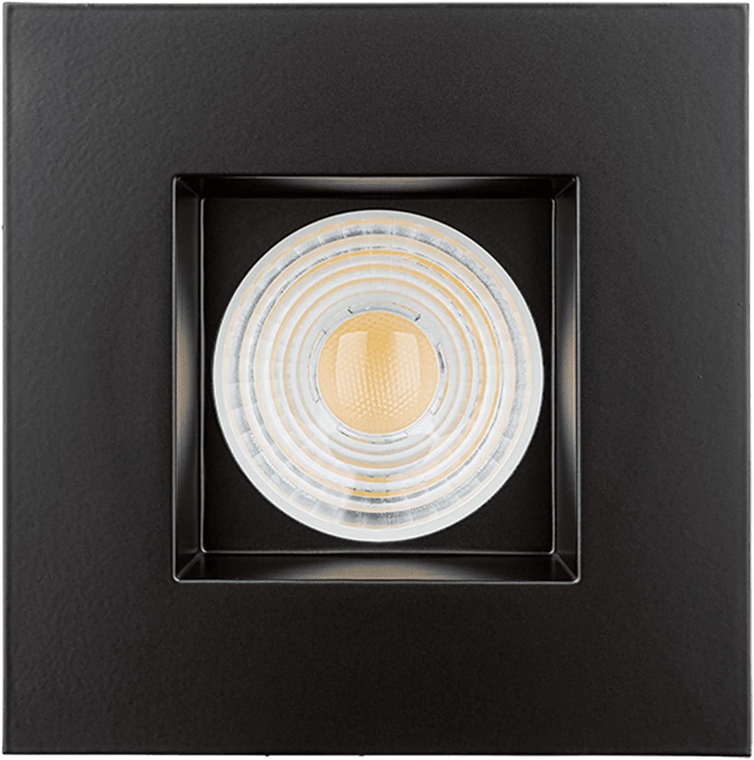 Perlglow 4" Square Black 23W ‎1800 Lumens 5CCT Recessed Light - Walmart.com