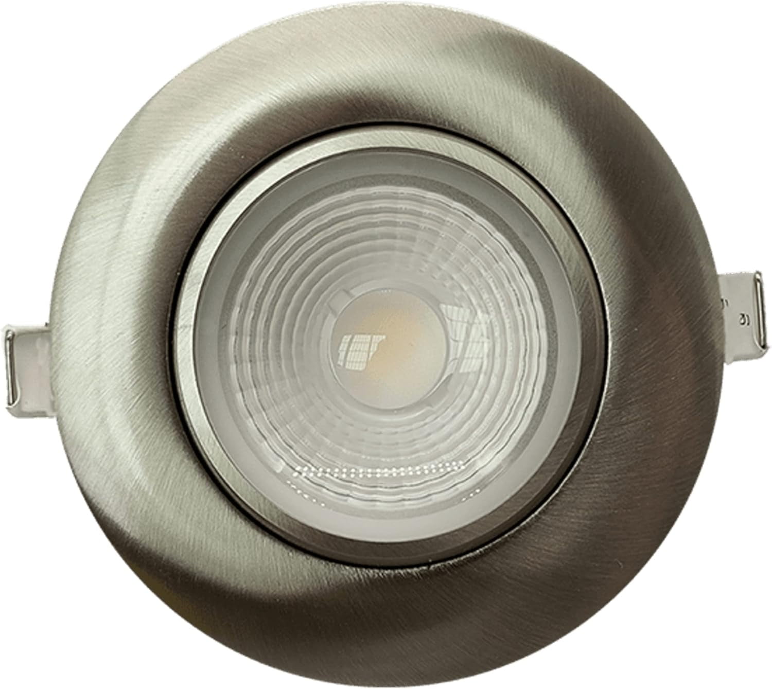 Perlglow 4" Round Brushed Nickel 14W ‎1100 Lumens 5CCT Gimbal Light - Walmart.com