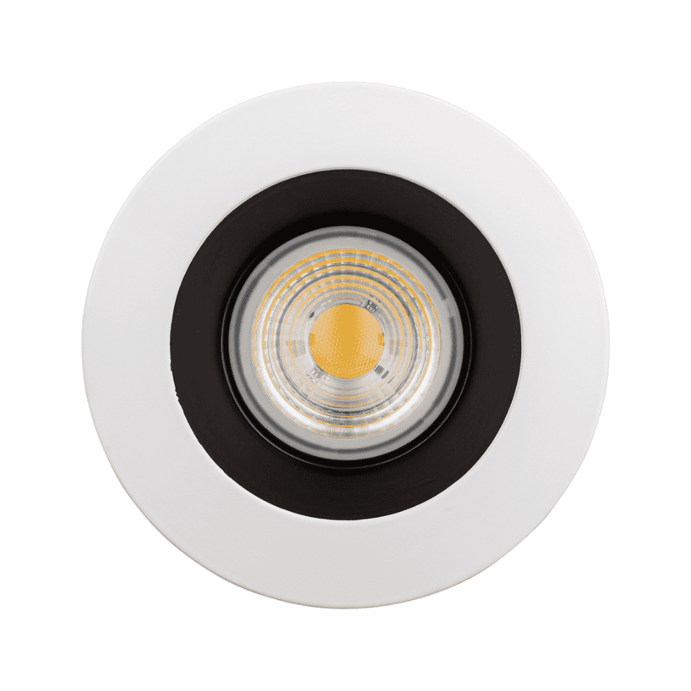 Perlglow 4 inch Round Two-Tone Downlight Luminaire, LED Recessed Light ...