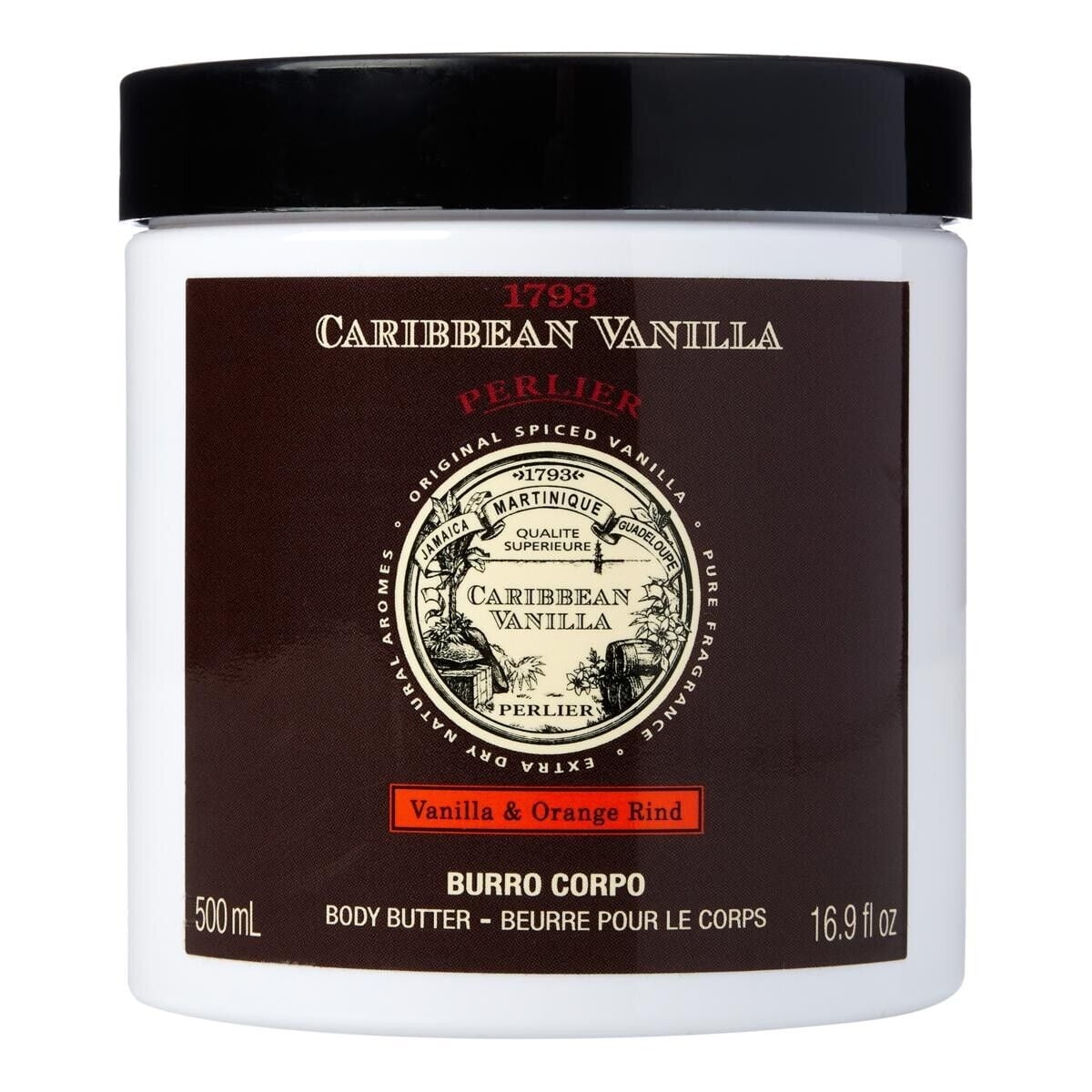 Perlier CARIBBEAN VANILLA Body Butter Vanilla & Orange Rind 16.9 oz. - Walmart.com