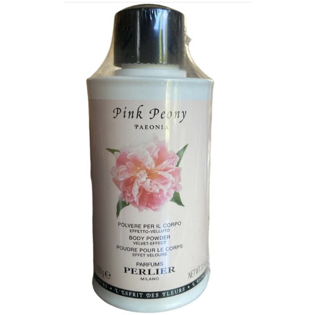 Perlier Pink Peony Talcum Body Powder 3.5 oz. - Walmart.com