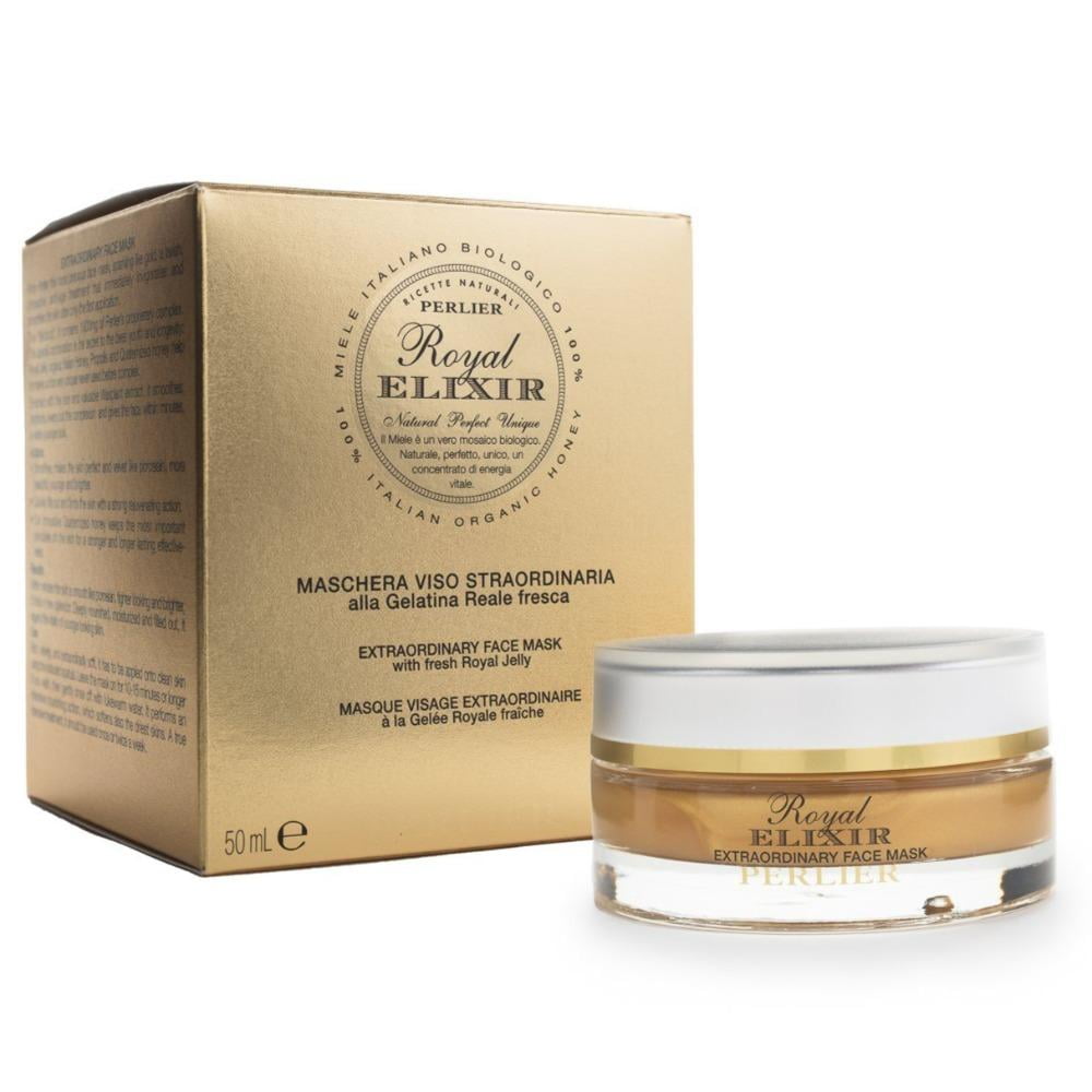 Perlier Royal Elixir Extraordinary Face Mask With Royal Jelly 1.6 fl oz ...