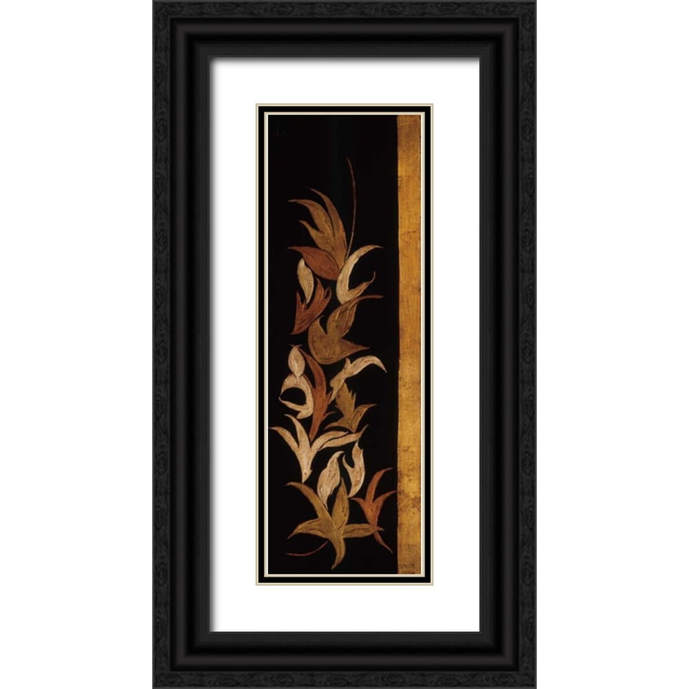 Perlmutter, Jennifer 9x18 Black Ornate Wood Framed with Double Matting ...