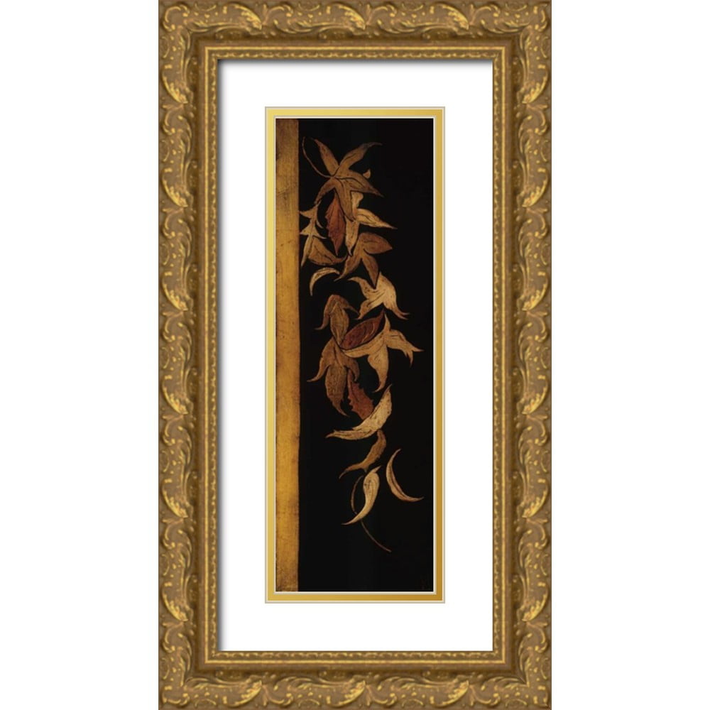 Perlmutter, Jennifer 9x18 Gold Ornate Wood Framed with Double Matting ...