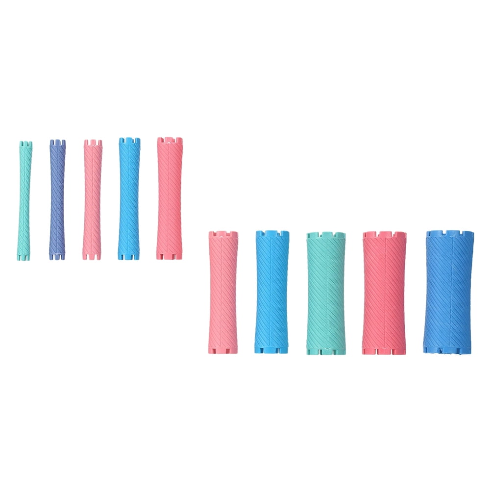 Perm Stick No Heat Hair Curlers Cold Wave Rods Roller Styler Tubes for ...