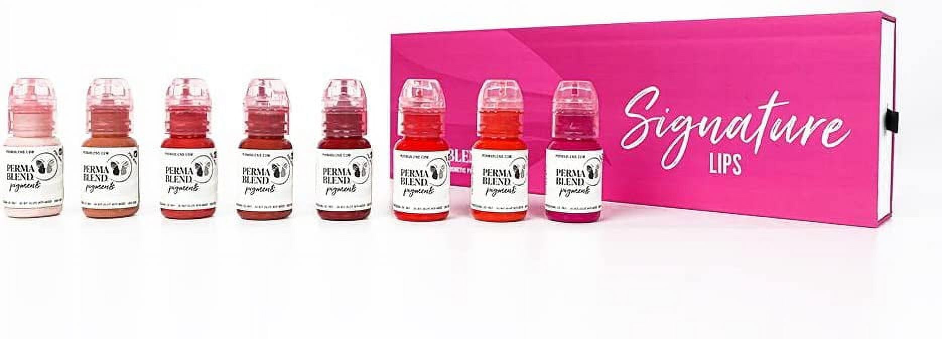 Perma Blend Permanent Makeup Ink Pigments for Lips, Professional ...