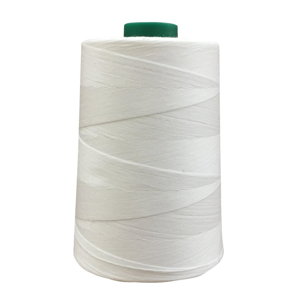 Perma Core Poly Wrap Poly Sewing Thread, Tex-40, 6,000 Yds, White, Cone ...