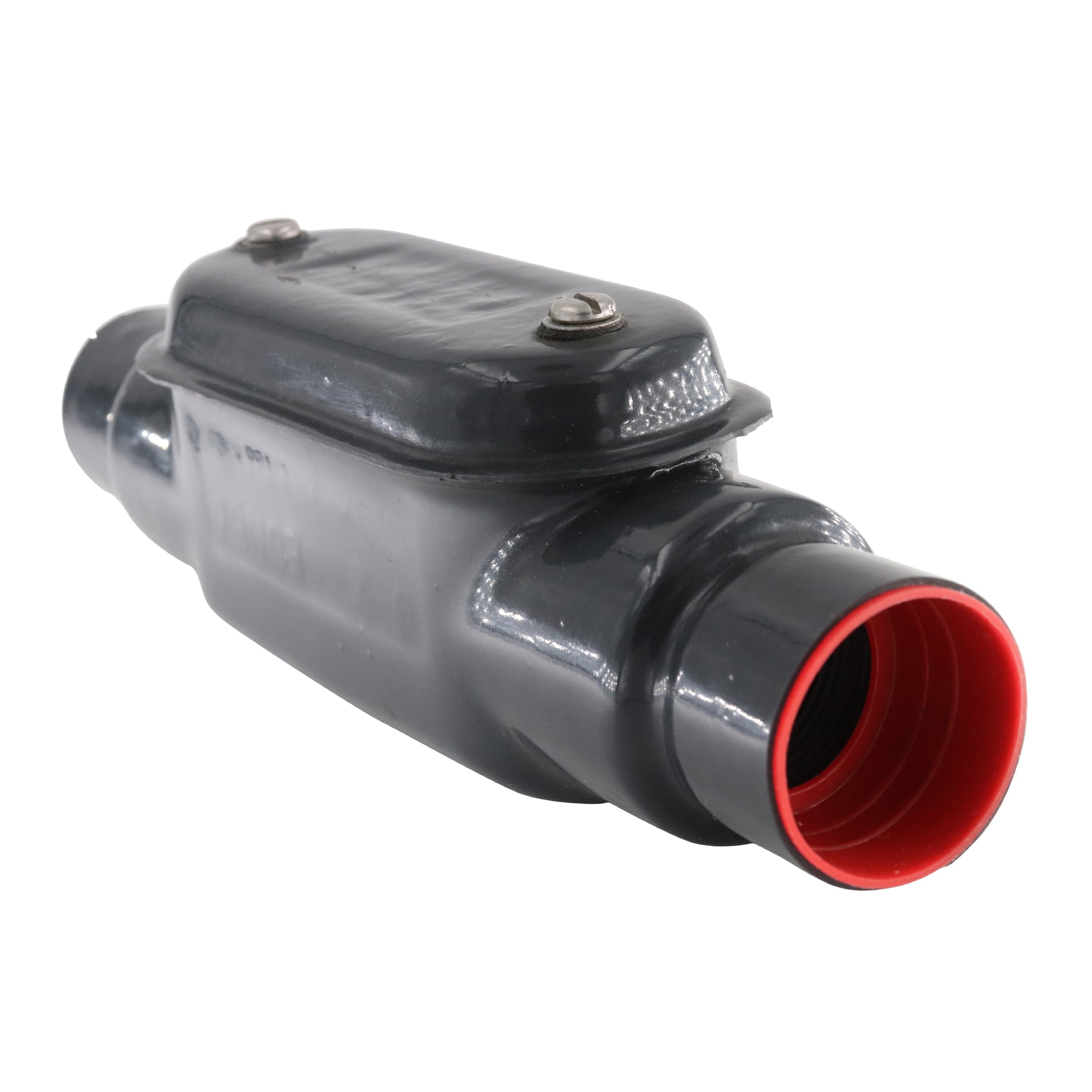 Perma-Cote PMC47 PVC-Coated Conduit Body, Type-C, Form-7, 1-1/4-Inch ...