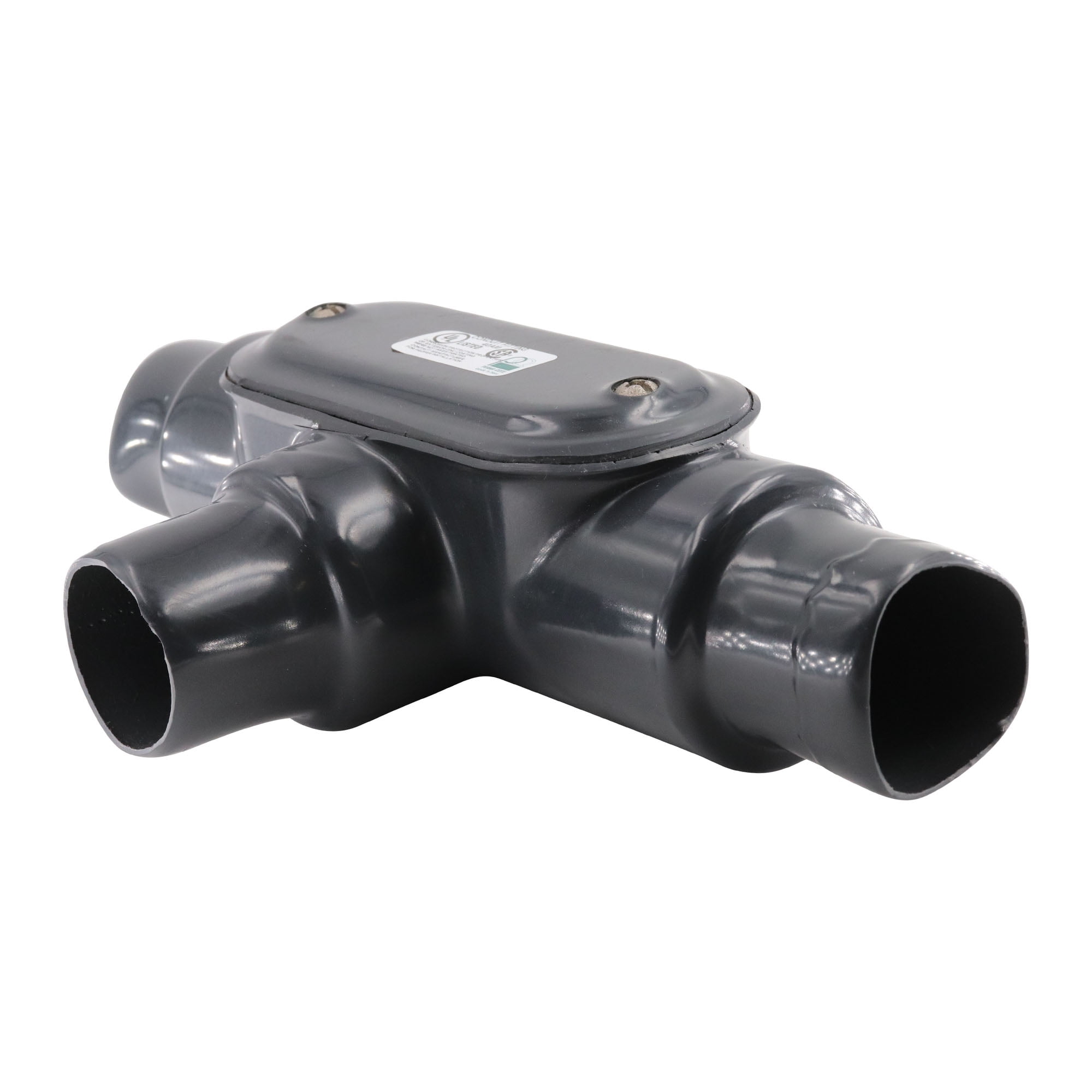 Perma-Cote PMT57 PVC Coated Conduit Body, Type-T, Form-7, 1-1/2-Inch - Walmart.com