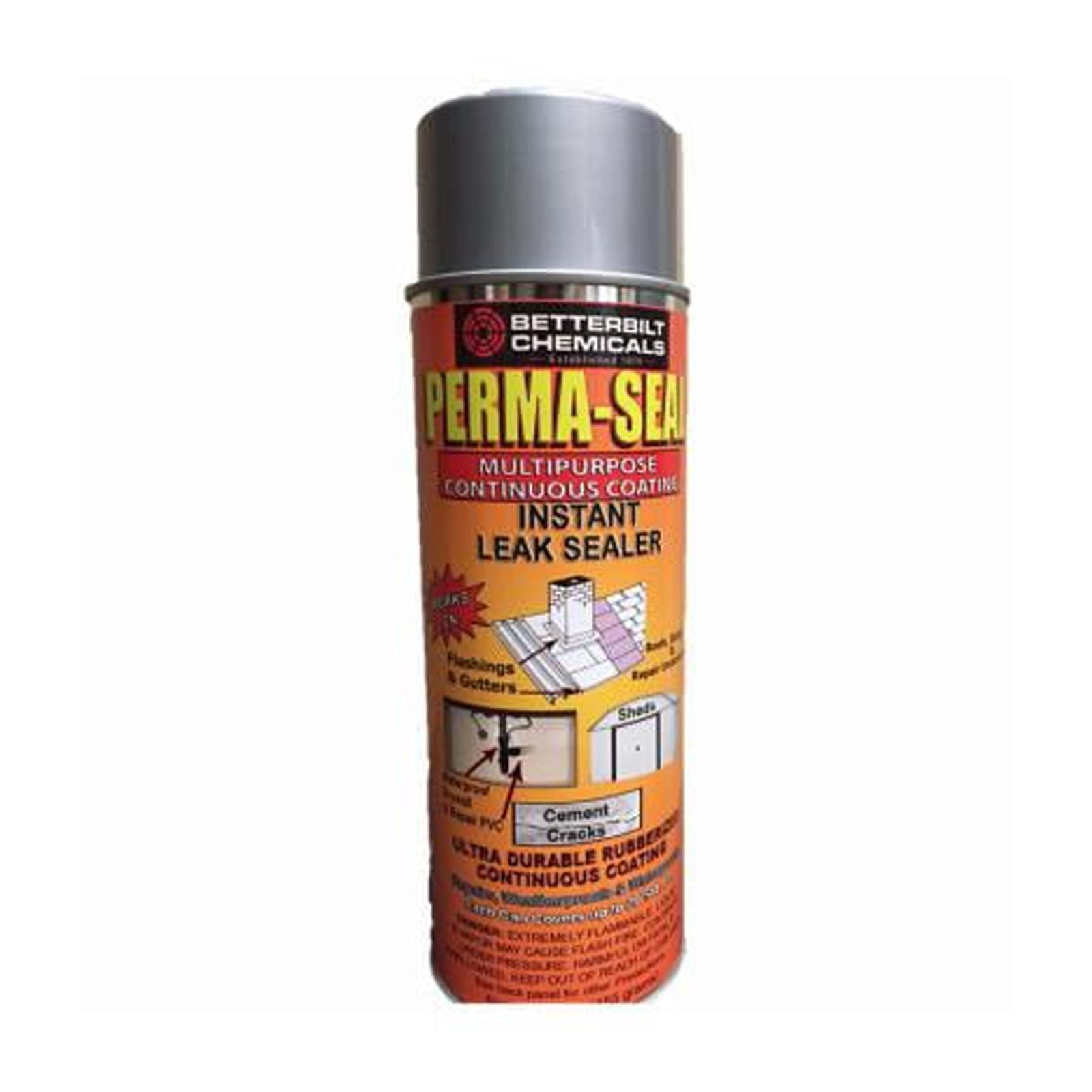 Perma-Seal PSG-0016G Instant Leak Sealer & Roof Patch, Gray, Aerosol ...