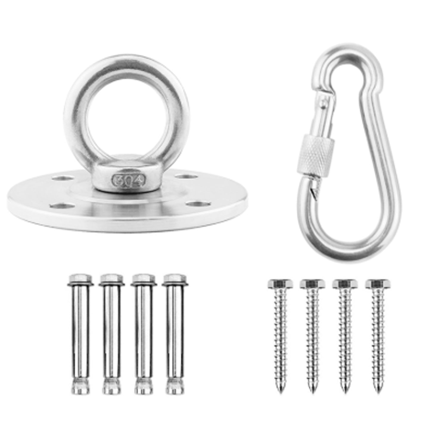 Permanent Antirust 304 Stainless Steel 360° Swivel Swing Hangers ...