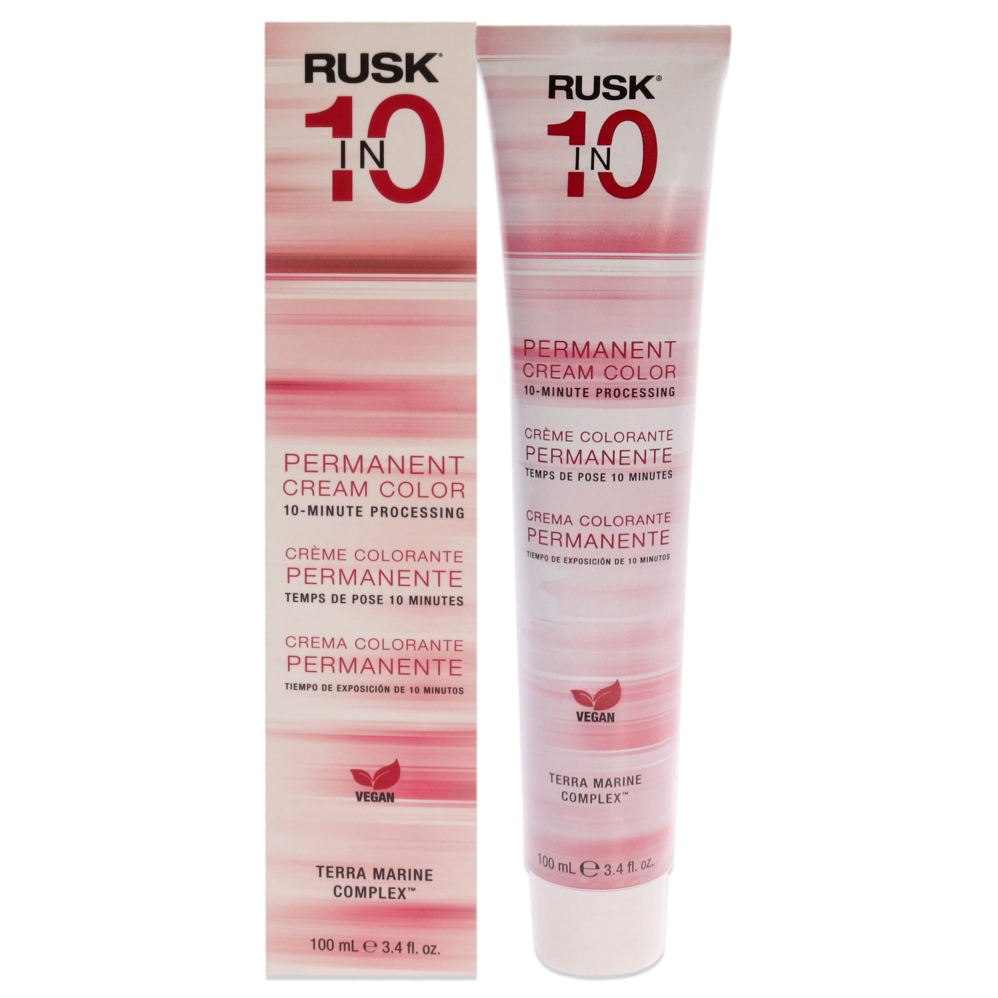 Rusk Unisex Permanent Cream Hair Color - 5A Light Ash Brown, 3.4 oz ...