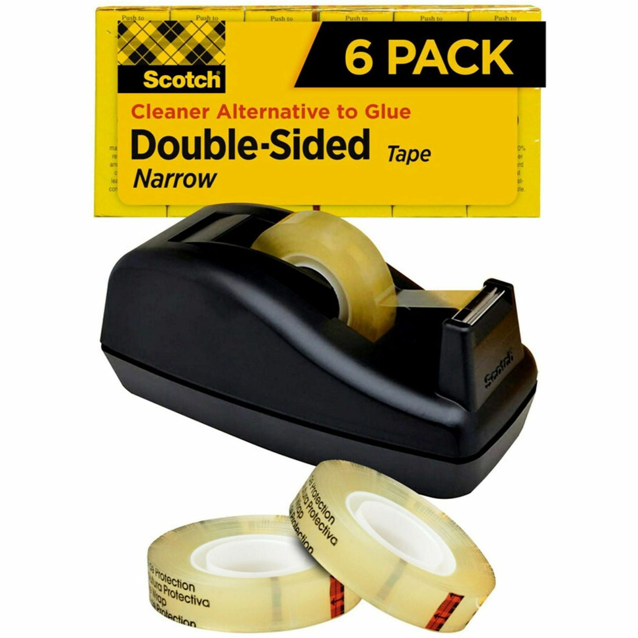 Permanent Double-Sided Tape - 1/2"W - Walmart.com
