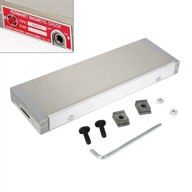 Permanent Fine Pole Permanent Magnetic Chuck 6"x18"Magnet Stainless Steel Handle - Walmart.com