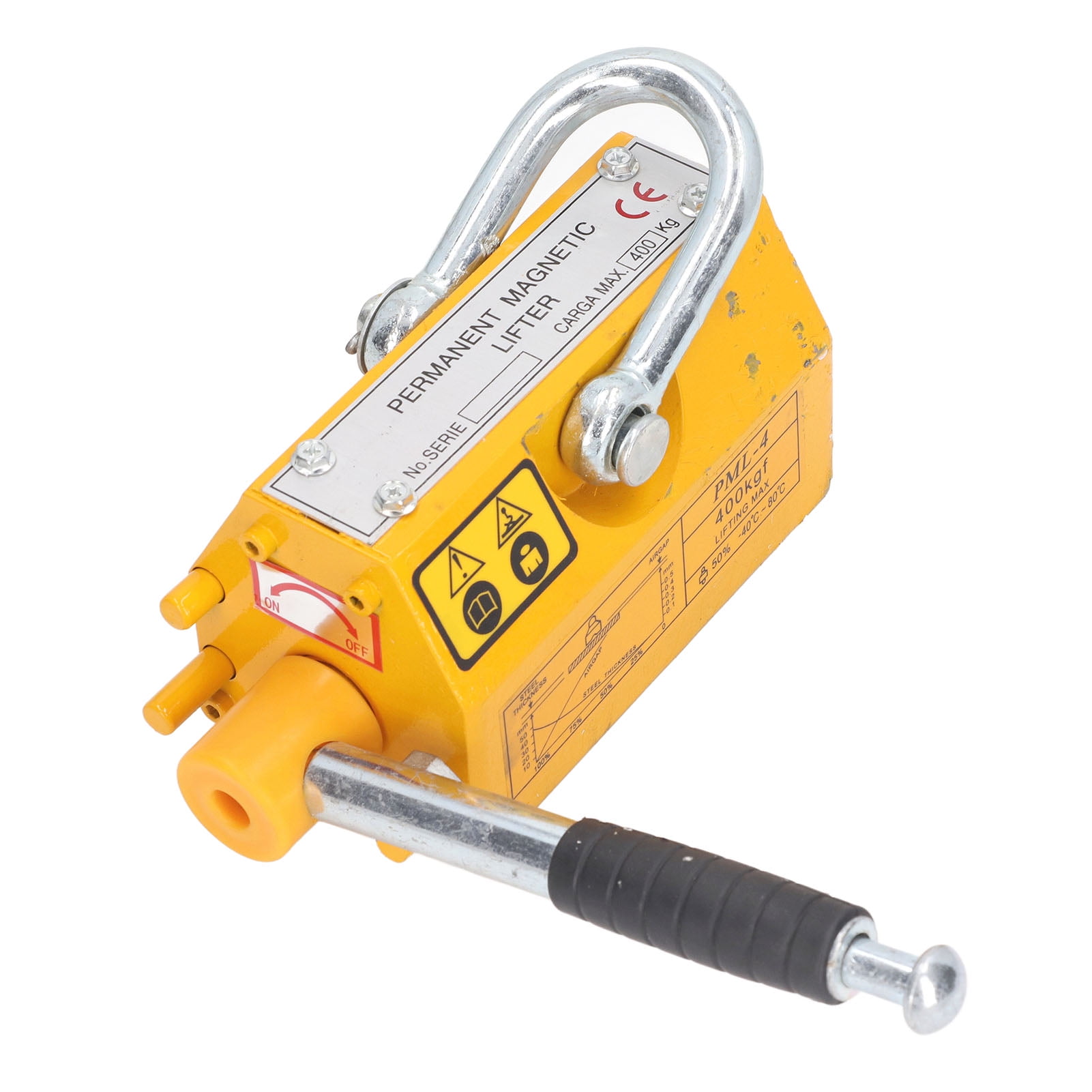 Permanent Lift Magnet 400KG Magnetic Lifter with Safety Anti Collision ...
