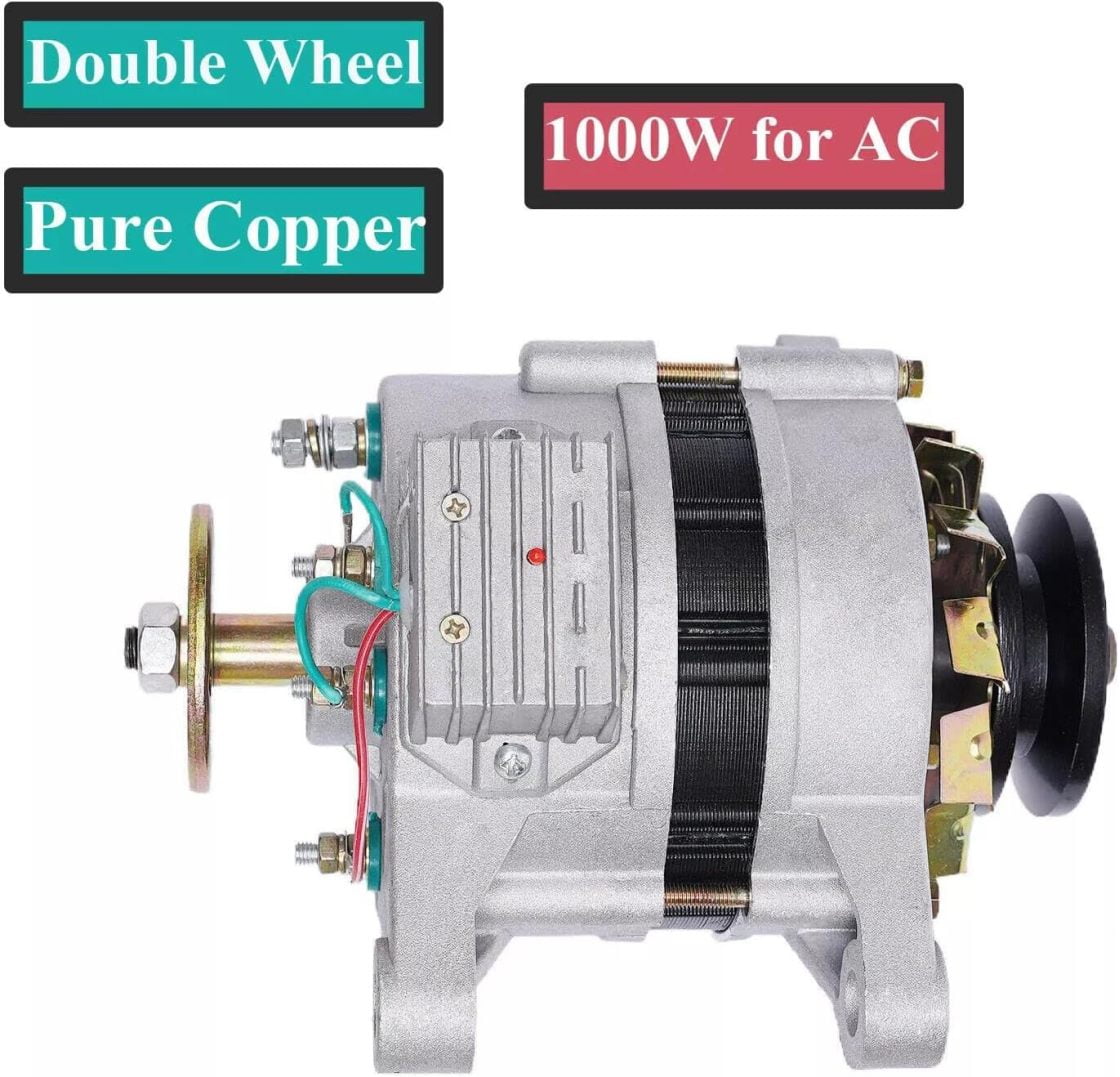 Permanent Magnet Generator 1000W 12V Low Rpm PMA Permanent Magnet Brushless AC/DC Alternator ...