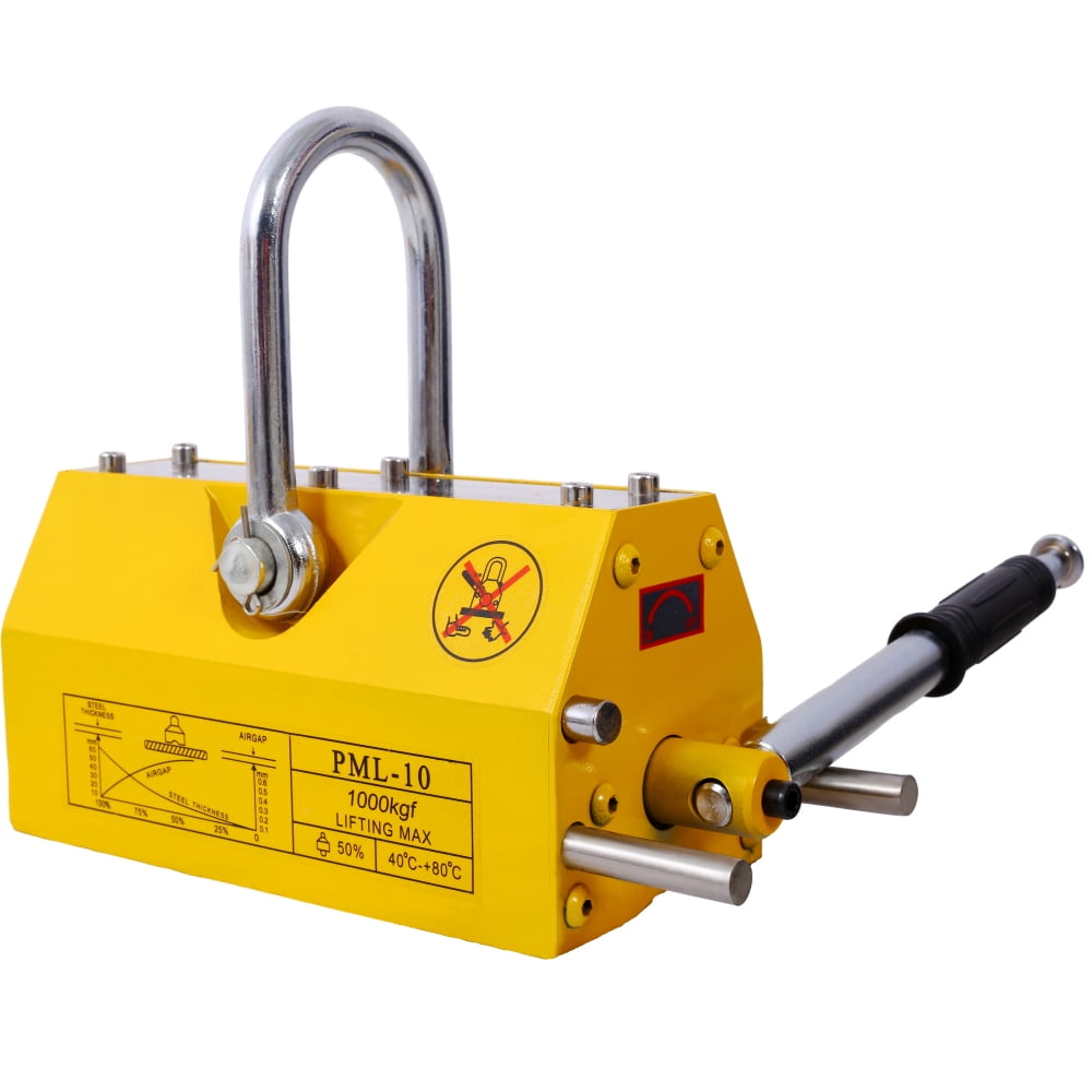 Permanent Magnetic Lifting with Release, 220 lbs/100kg Heavy Duty ...