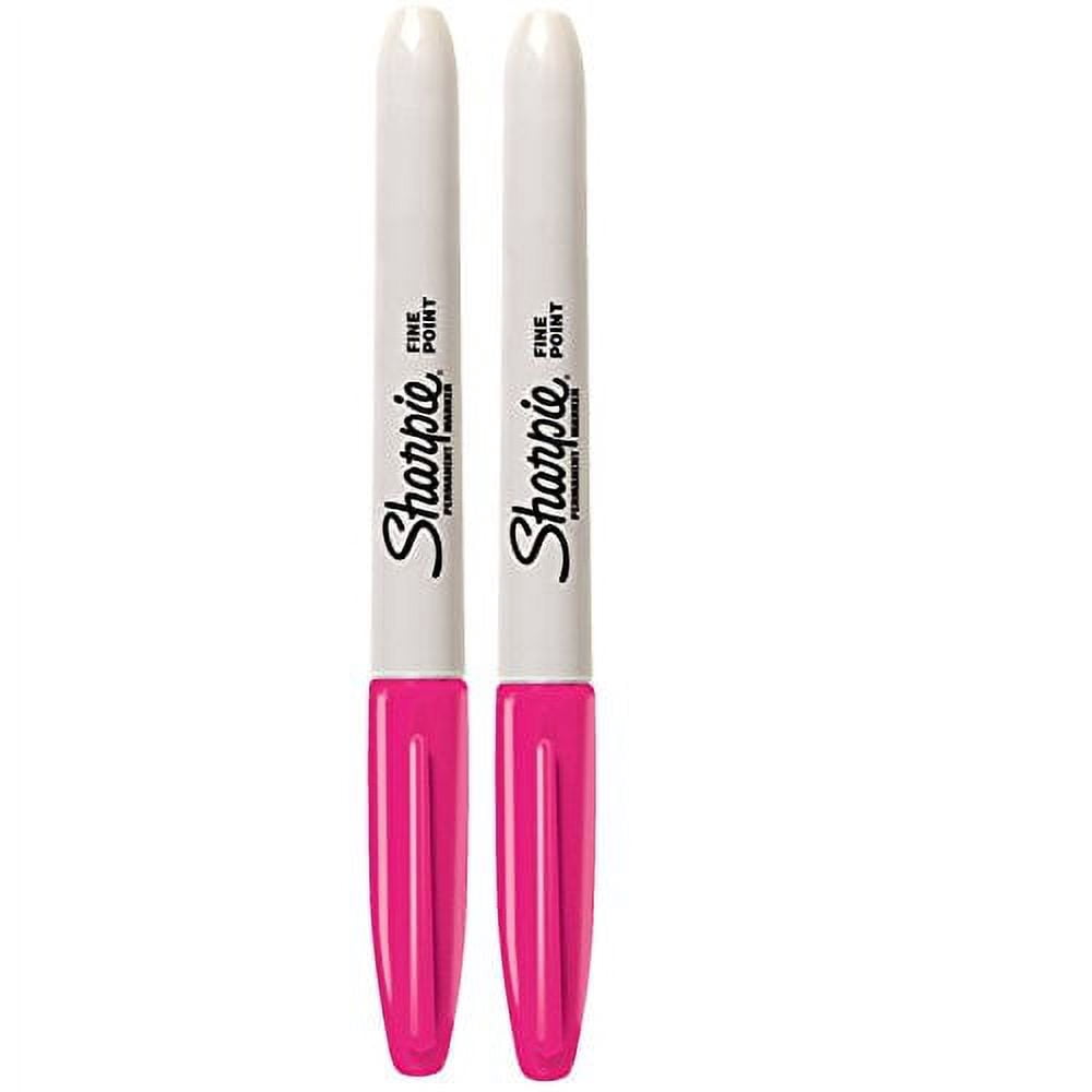 Permanent Marker, Fine Point, Magenta, Sold as 2 Each - Walmart.com