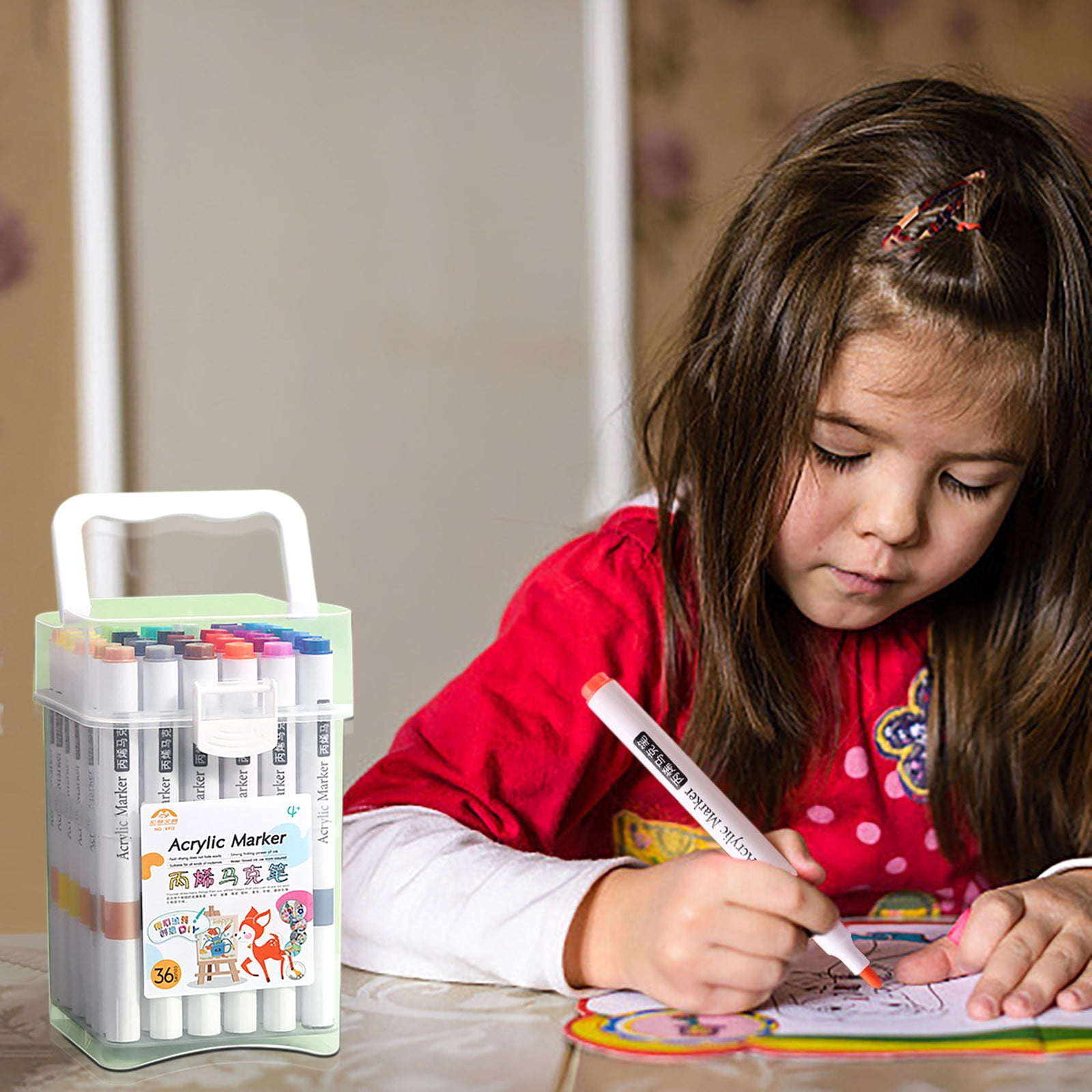 Permanent Markers, Acrylic Marker for Students Student Large Capacity ...