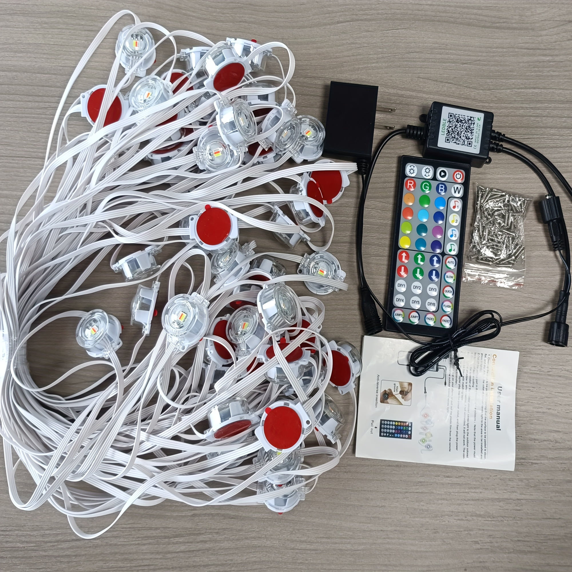 Permanent Outdoor Lights, IP67 Waterproof, RGB LED Eaves Light For ...