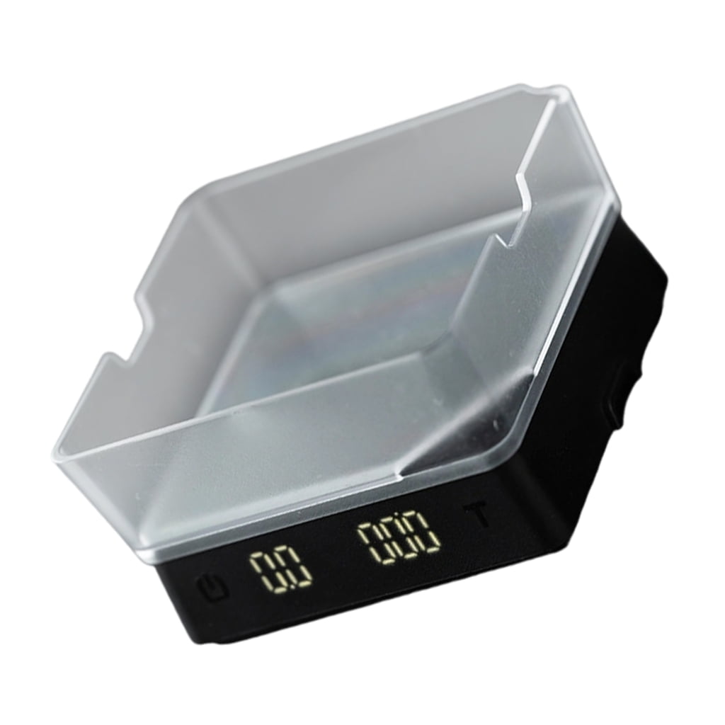 Permanent PC Reinforced Glass Coffee Scale with Clock Function for ...