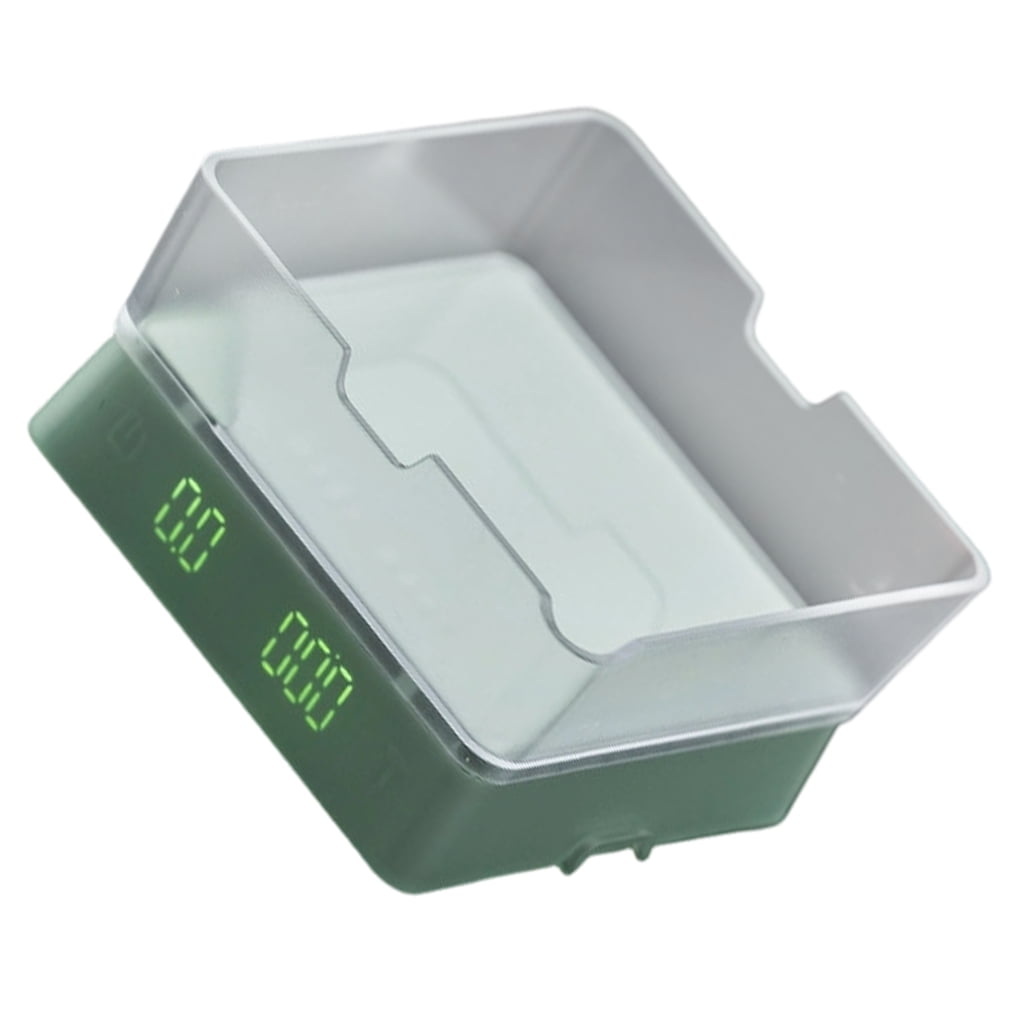Permanent PC Reinforced Glass Coffee Scale with Clock Function for ...