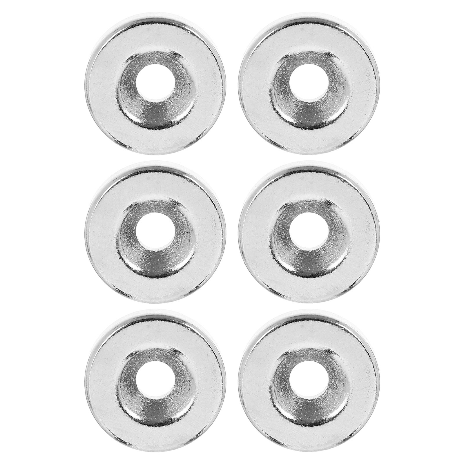 Permanent Ring Magnet, 6pcs 20x5mm Super Permanent Round Countersunk ...