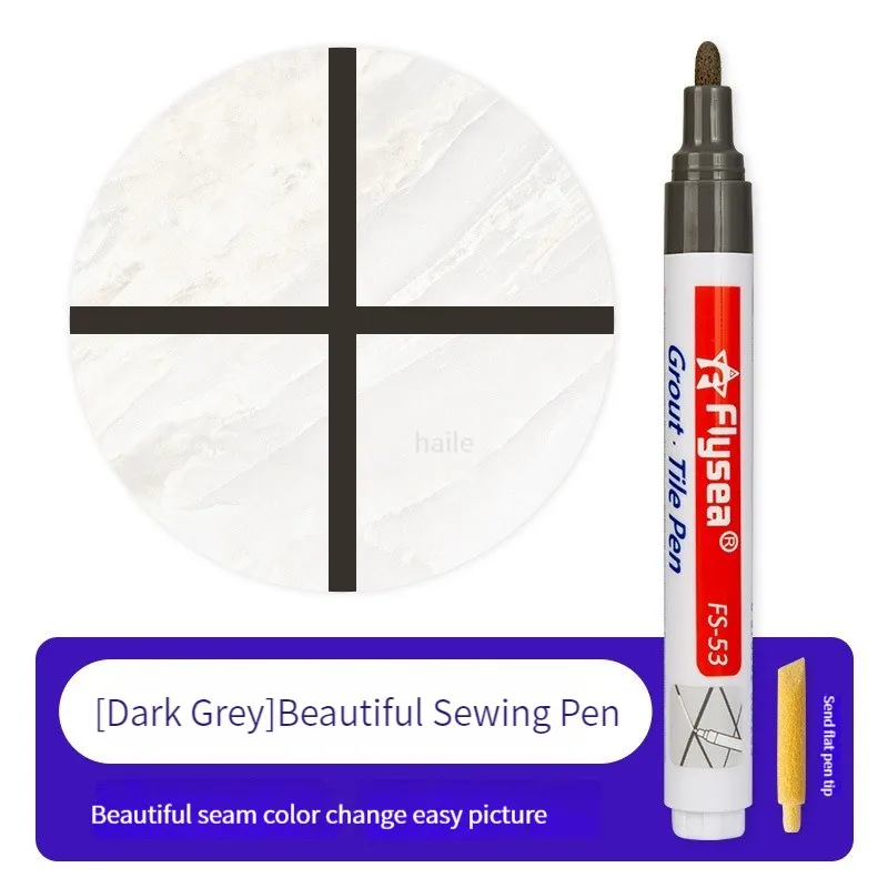 Permanent Tile Pen Wall Grout Restorer Pens White Repair Marker Grout ...