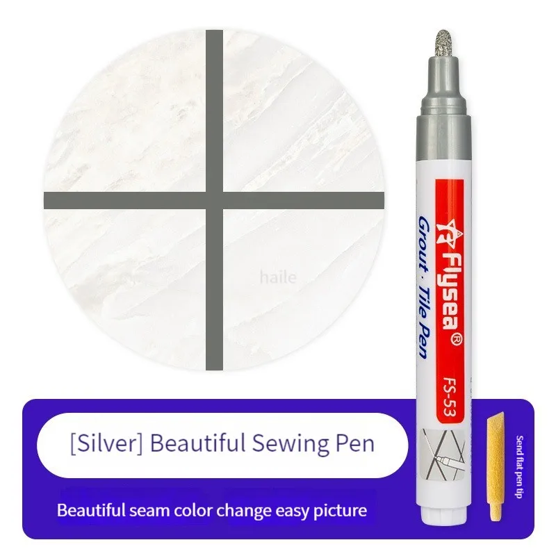 Permanent Tile Pen Wall Grout Restorer Pens White Repair Marker Grout ...