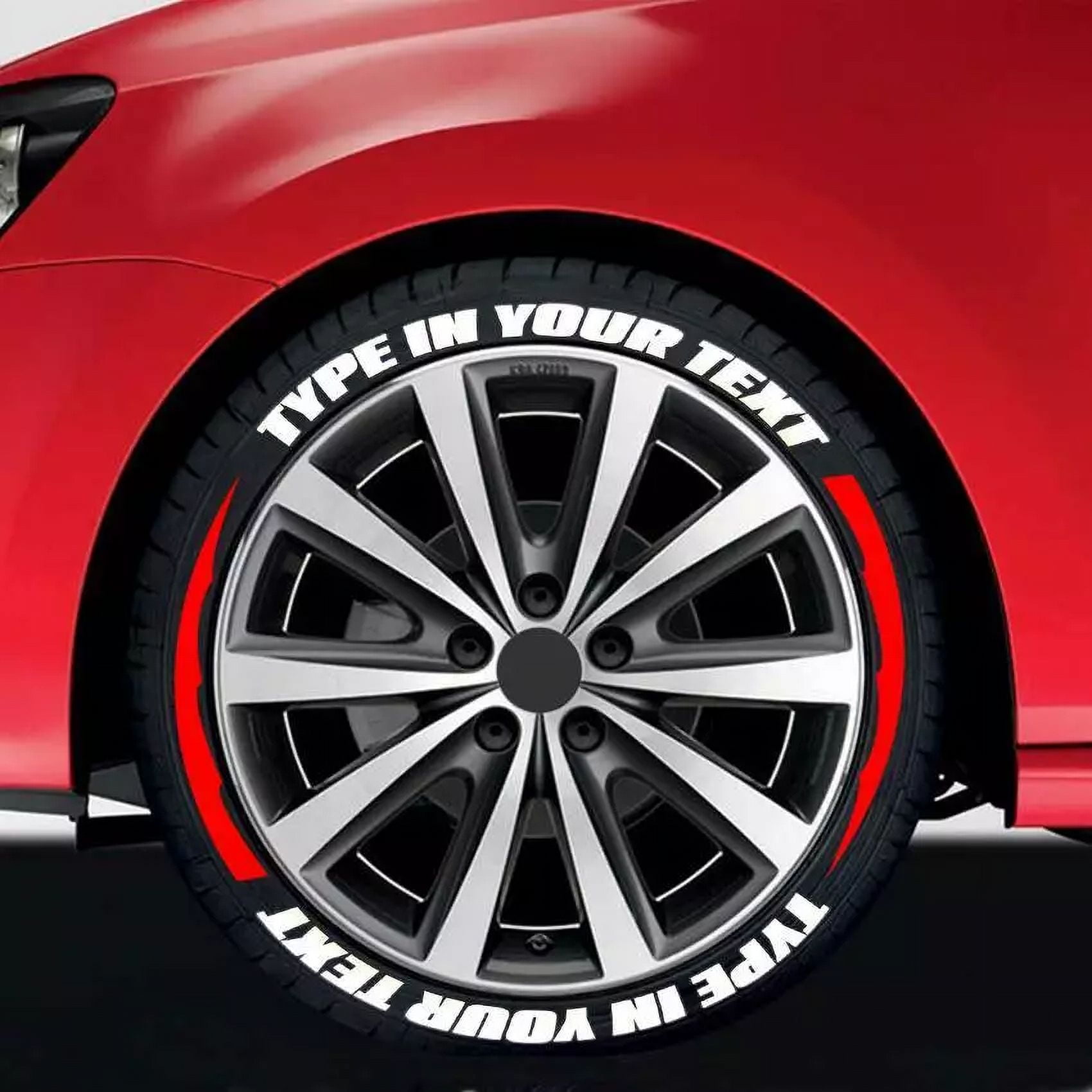 Custom Tire Lettering