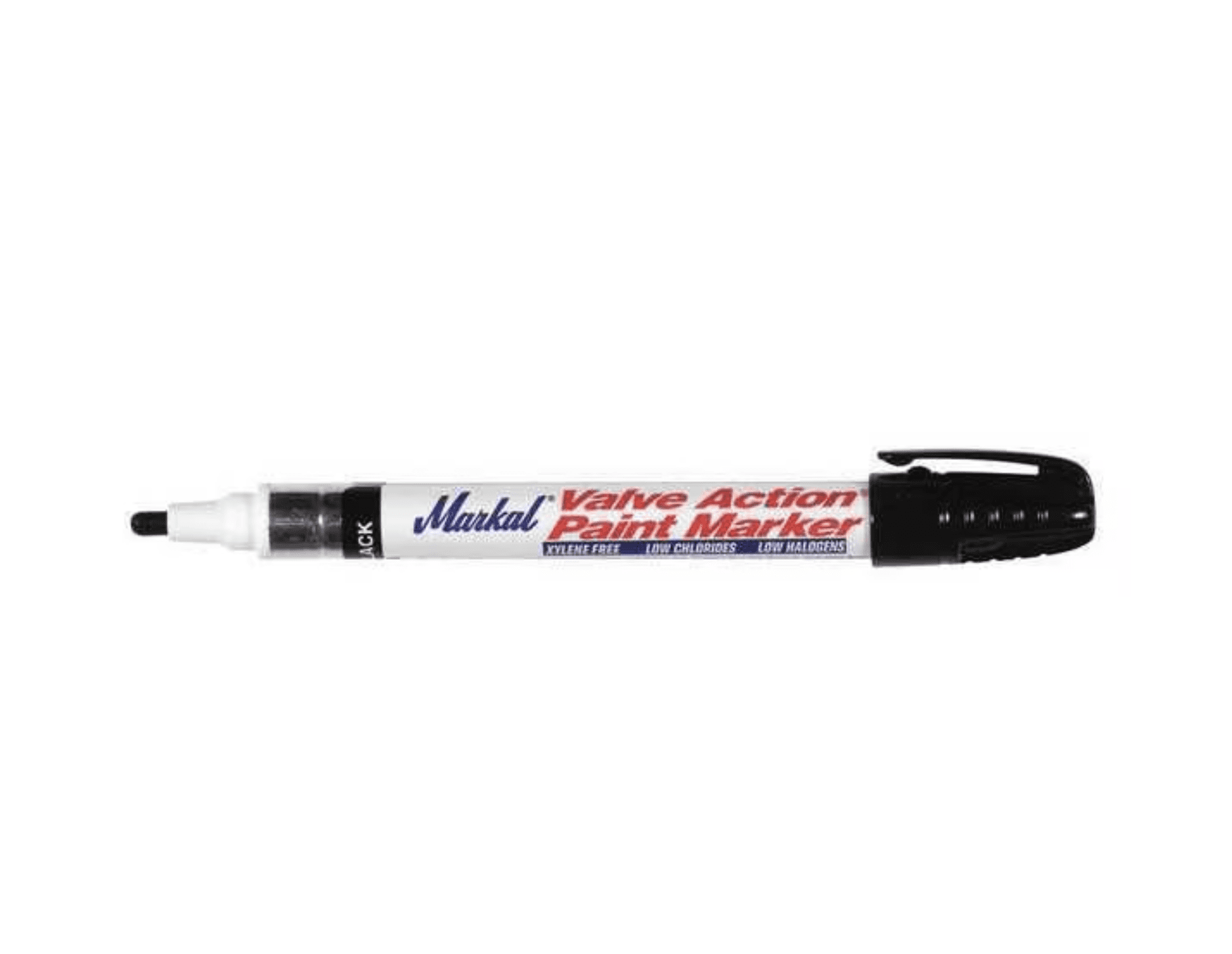 Permanent Valve Action Paint Marker, Medium Tip, Black Color Family ...