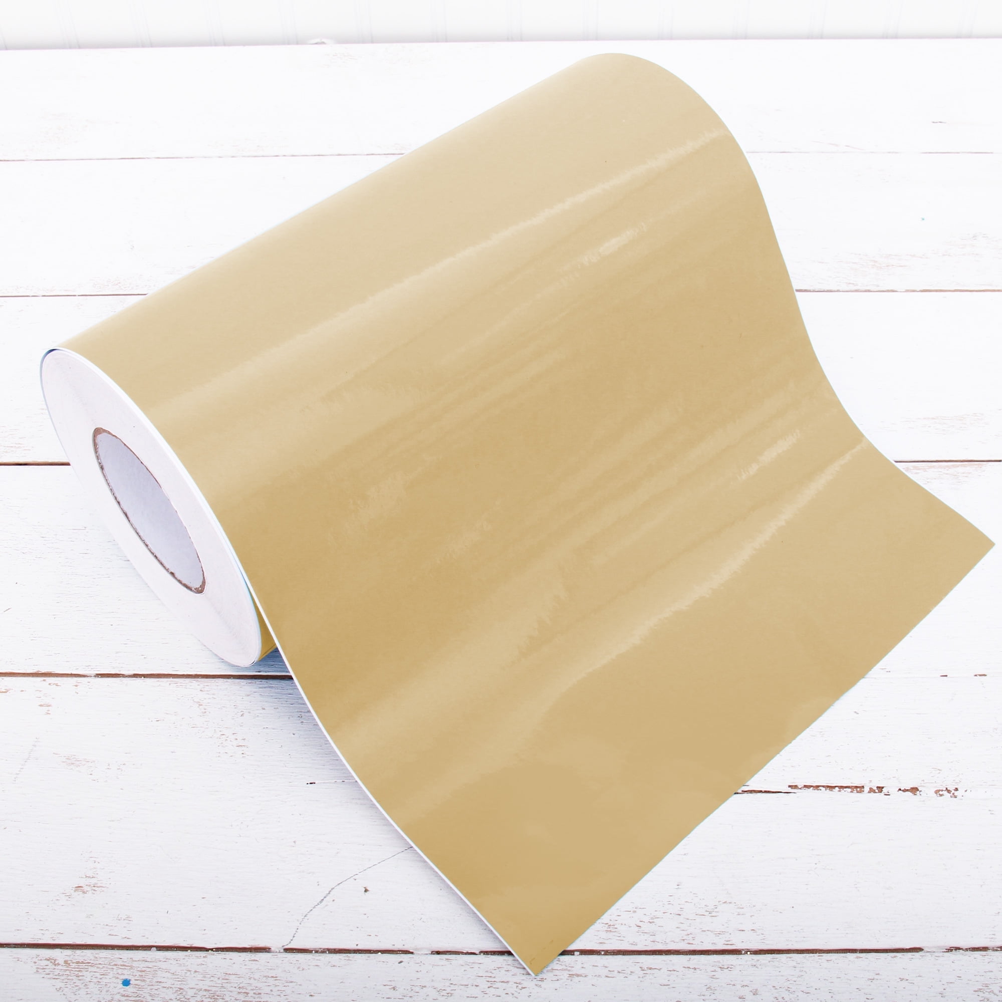 Permanent Vinyl 12" Wide x 5 Yard Roll - Parchment | Permanent Adhesive ...