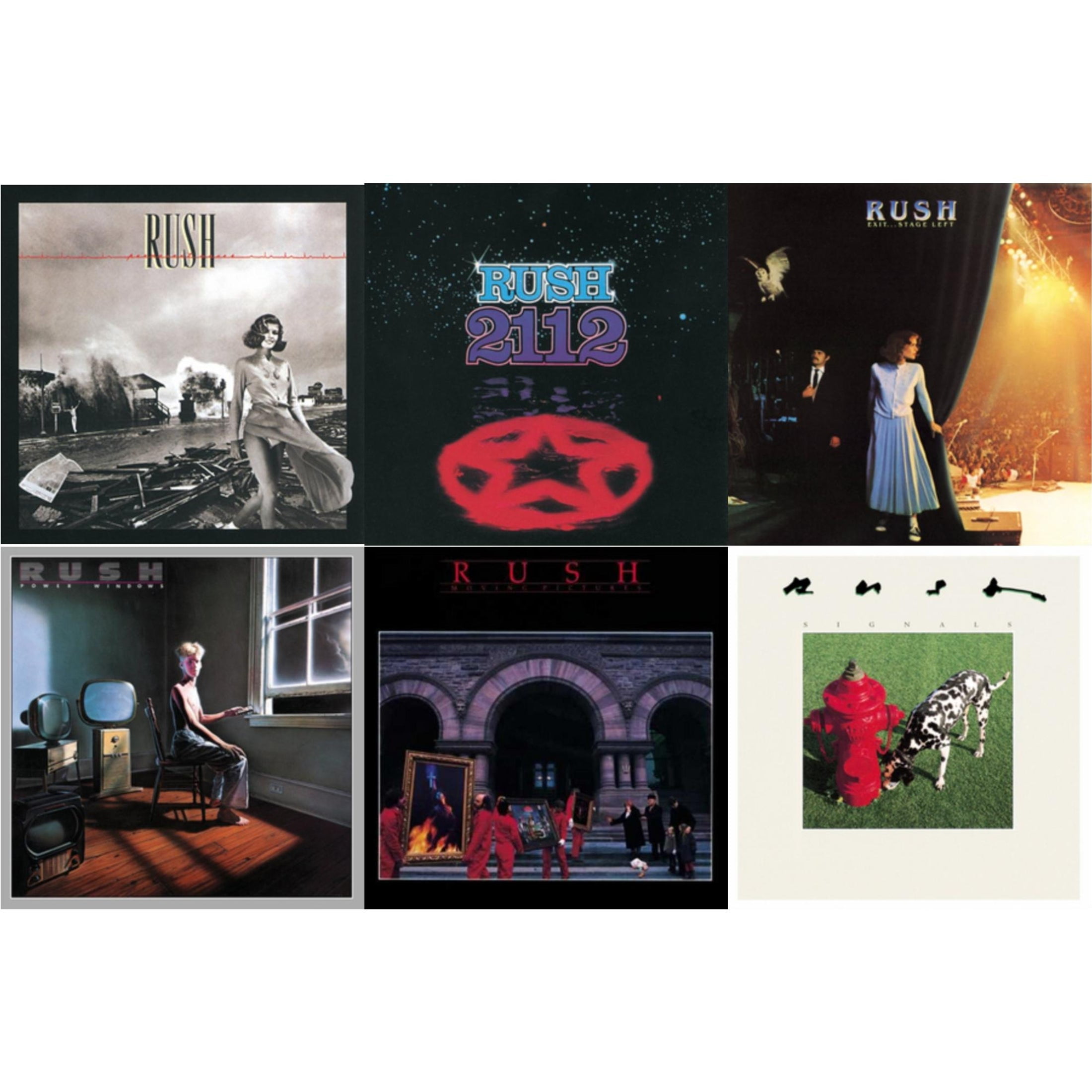 Permanent Waves (180G) & 2112 (180G) & Exit Stage Left (180G) & Power ...