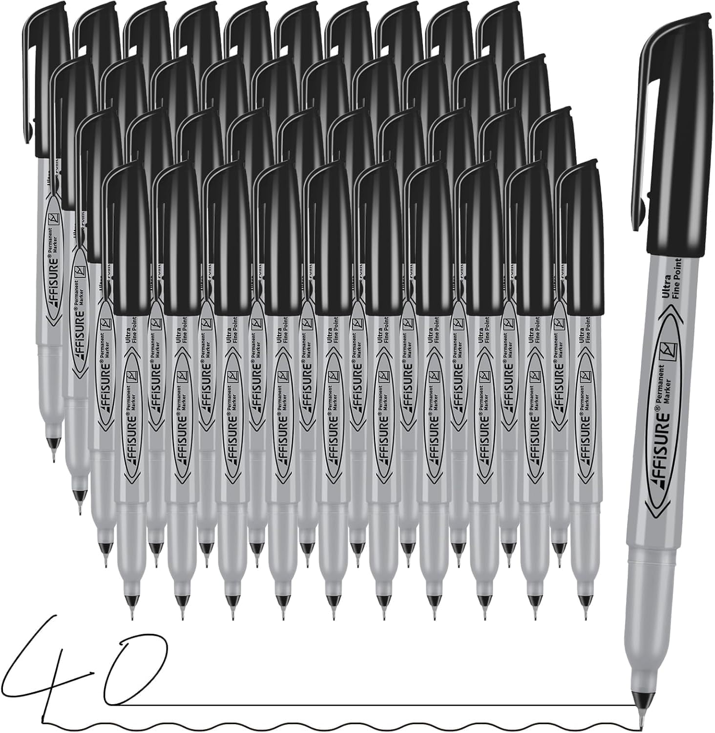 Permanent markers, 100 packs permanent markers bulk, quick drying in ...