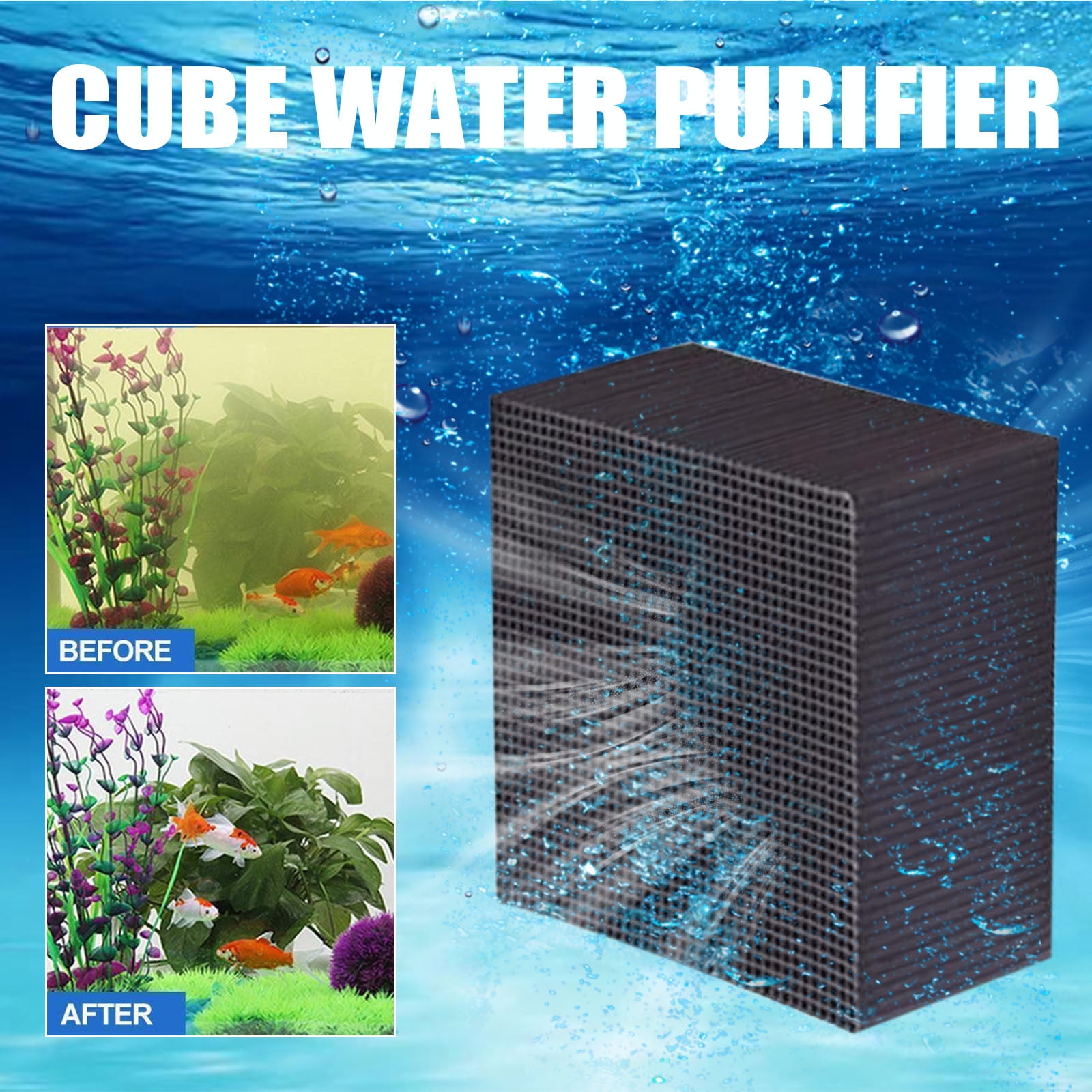 Permanently Usable Livestock/Pet Fish Activated Honeycomb Water ...