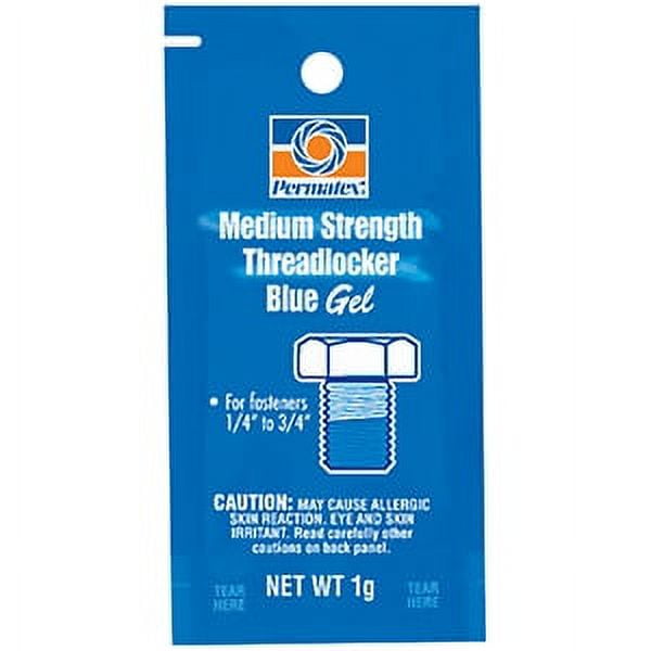 Permatex 09978 Counterman's Choice Medium Strength Threadlocker Blue, 1 ...
