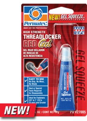 Permatex 27005 Gel Twist Threadlockers - 5 gr - Red - Walmart.com