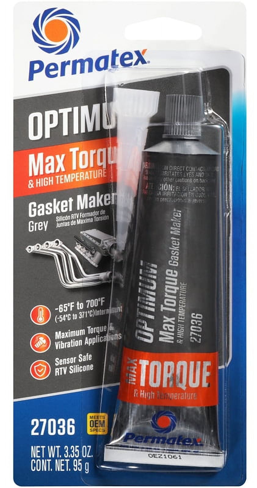 Permatex 27036 Gasket Makers Optimum Grey 3.35oz - Walmart.com
