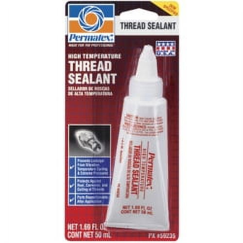 Permatex 59235, PTFE, Multicolor High Temperature Thread Sealant ...