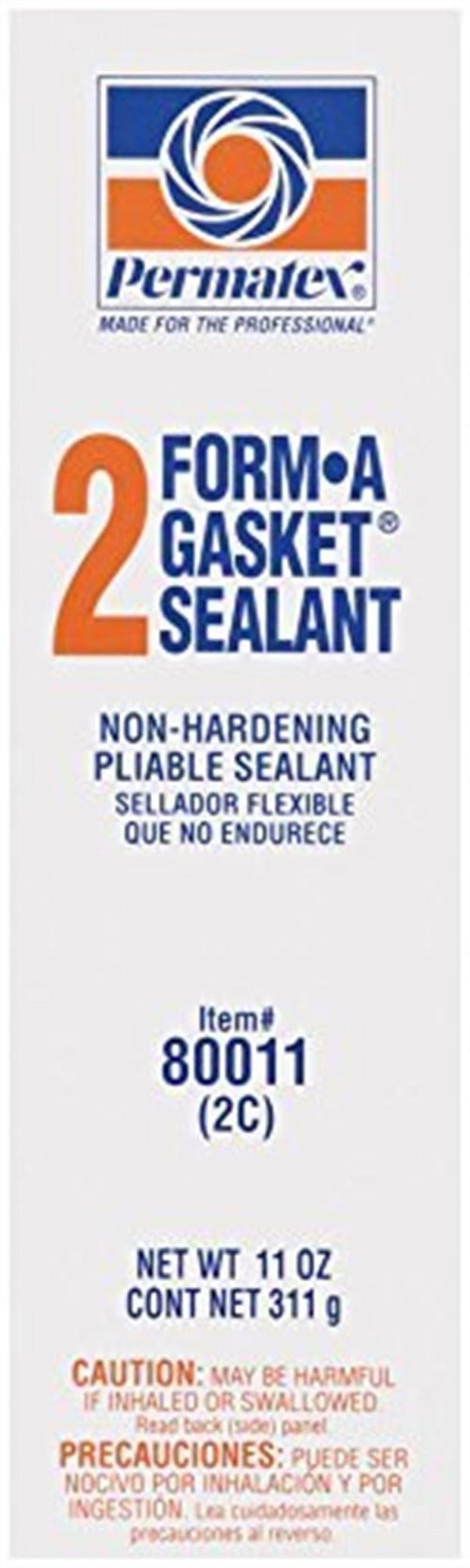 Permatex 80011 11 OZ PERMATEX FORM-A-GASKET #2 SEALANT - Walmart.com