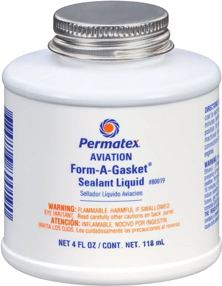 Permatex 80019 Form-A-Gasket Sealant Liquid - 4 Oz - Walmart.com