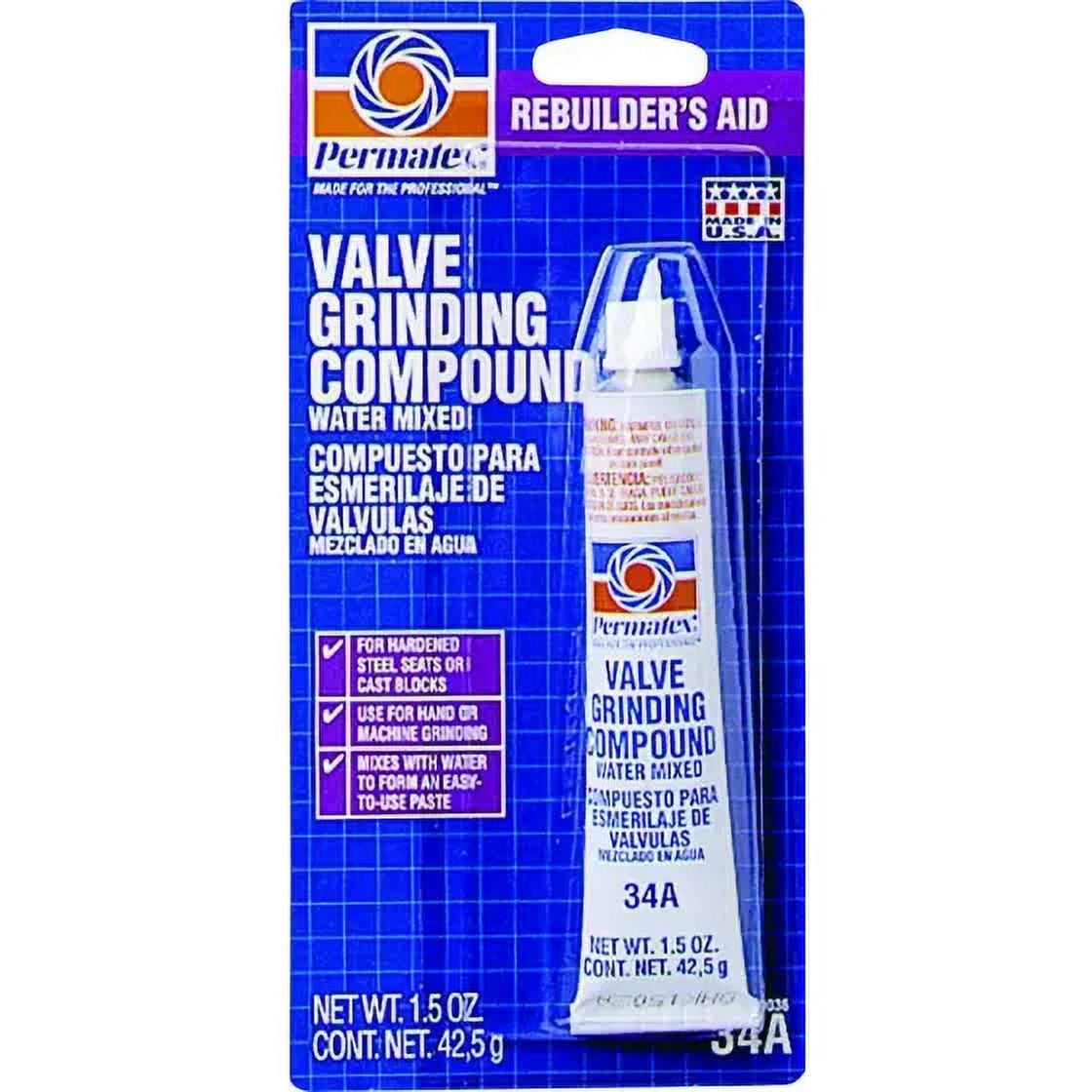 Permatex 80036 Valve Grinding Compound, 1-1/2 Ounce Tube, Each ...