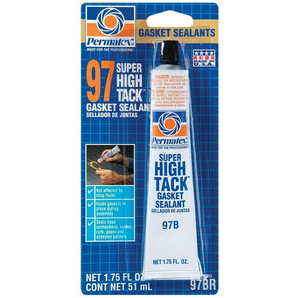 Permatex 80060 Super High Tack Gasket Sealant, 1.75 oz - Walmart ...