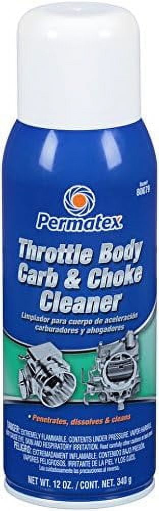 Permatex 80079 Motor Muscle Choke and Carburetor Cleaner, 16 oz Aerosol ...